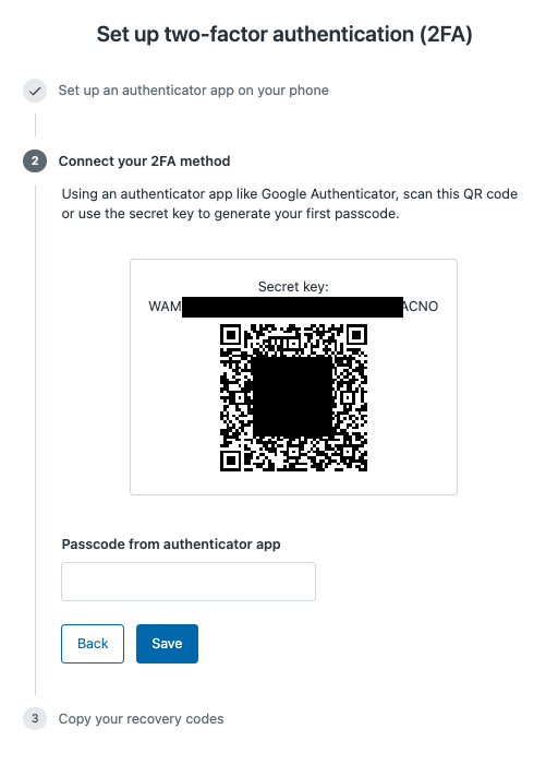 Two-Factor Authentication on Your Support Account – Patchworks Support Portal